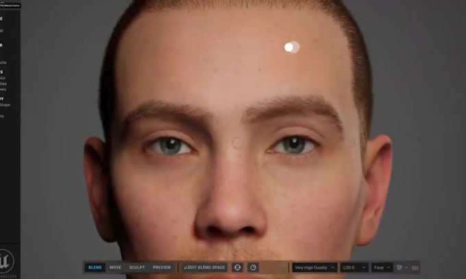 Do realistic unreal engine custom metahuman character model metahuman creator by Willsise | Fiverr