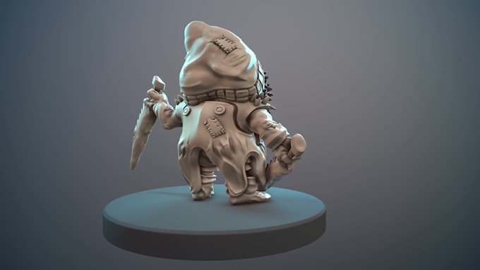 Make board game mini character for 3d printing, dnd mini character ...