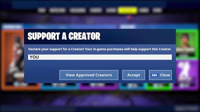 Create fortnite support creator code animation by Nurnick | Fiverr