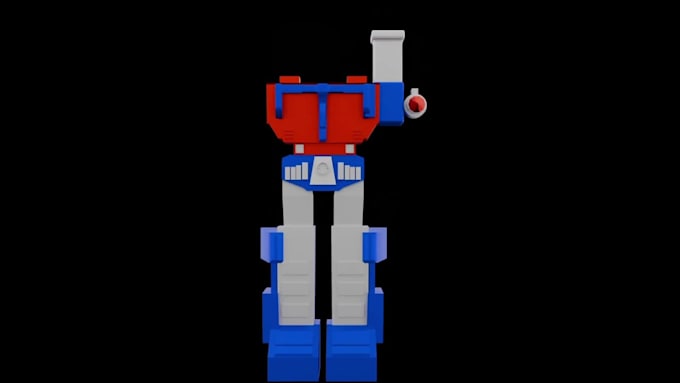 Create custom 3d transformers cartoon style models by Bleiberg | Fiverr