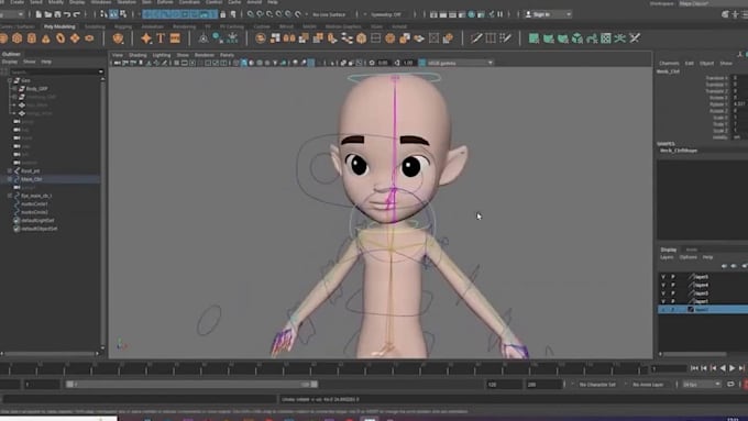 Animate rig and texture 4k with control ik fk rig, blender, 3ds max, unity, maya by Jerryisy ...