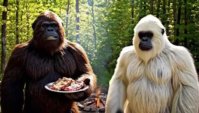 Create hilarious viral ai bigfoot vlog video with engaging and epic storytelling by Aivlogbylena ...