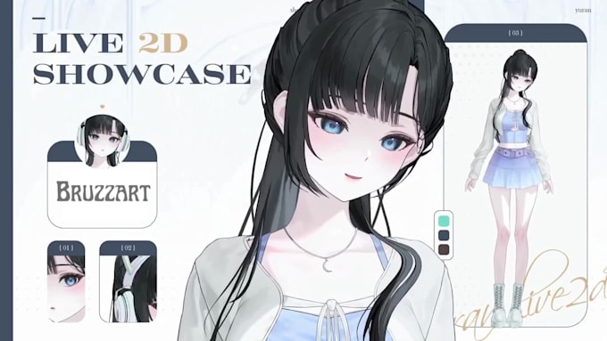 Do 3d character models for vtuber, vroid, vrchat, 3d rigging and anime ...