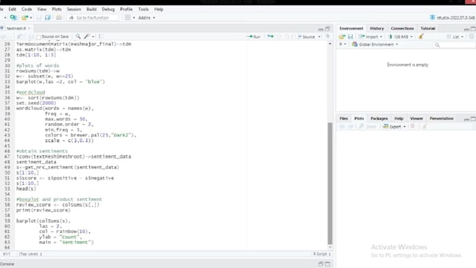 Visualize and analyze your data using rstudio by Tevincharlez | Fiverr