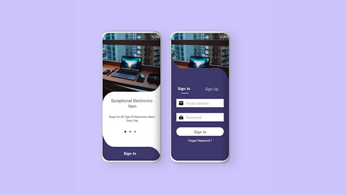Create mobile app ui ux design using figma or adobe xd by Akibmughal | Fiverr