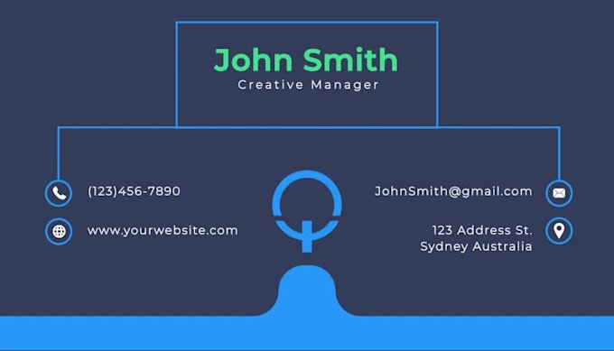 Animate your business card into gif by Jmg_digital | Fiverr