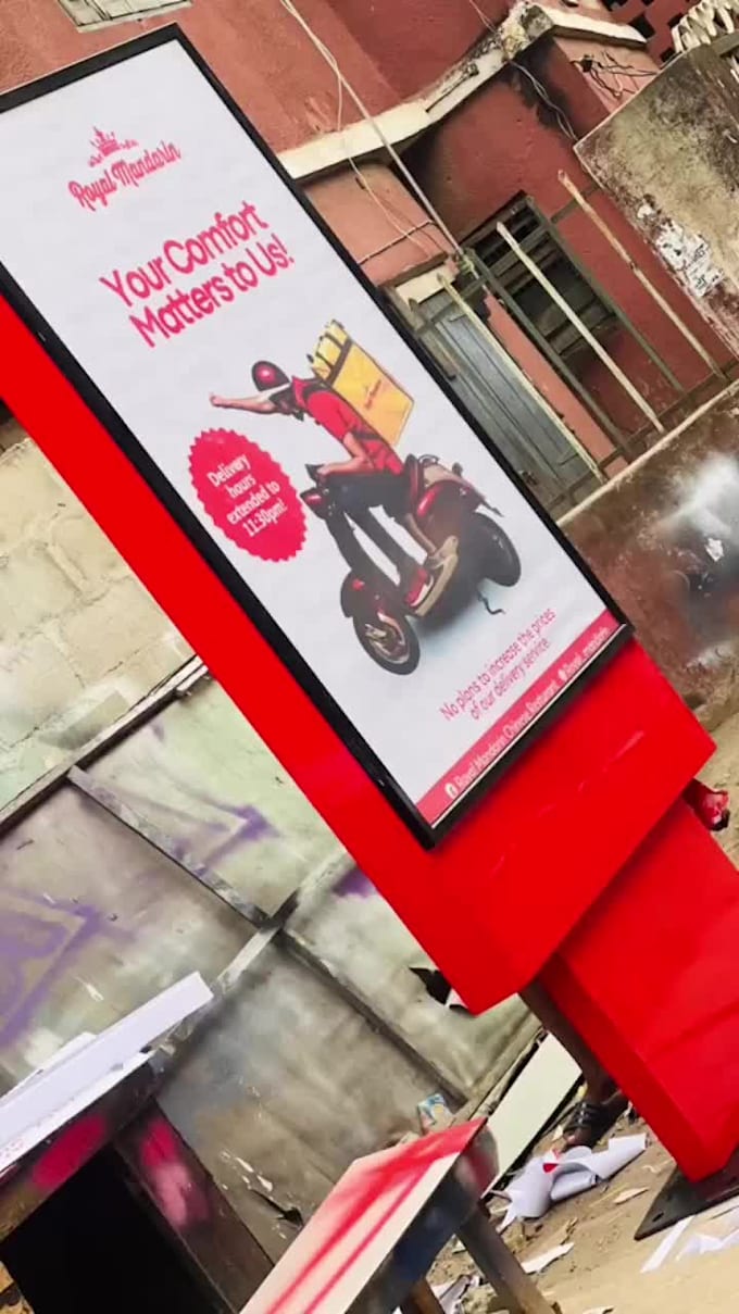 Design billboard, pylon sign, outdoor indoor signs, banner, skeletal ...