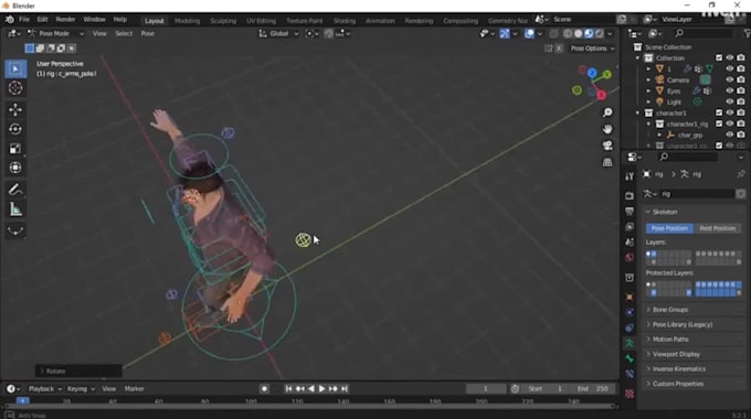 Do advance full body rigging into 3d character, rig 3d model, unity ...