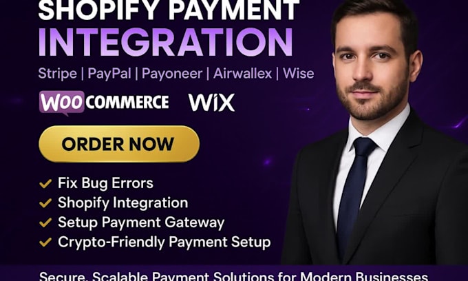 Integrate or create shopify payment gateway, airwallex,strip,paypal by Sam_daxx | Fiverr