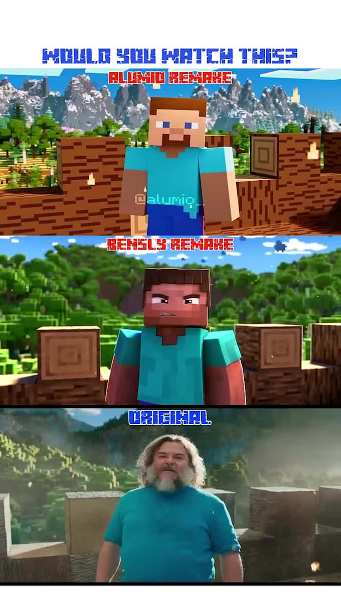 Create epic minecraft animation and 3d hd render cinema 4d animated ...