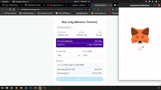Web3 dapp with dex, ido, nft marketplace, and metamask by Lolaji | Fiverr