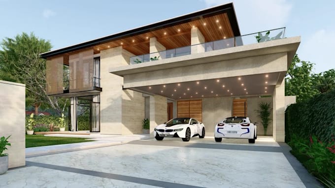 Interior exterior design 3d architecture animation rendering by Archvision147 | Fiverr