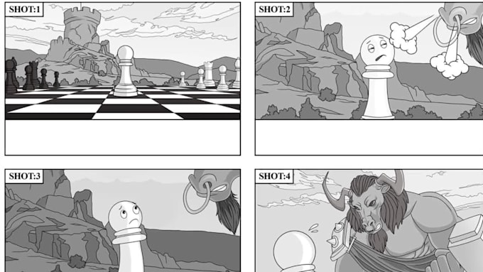 Do storyboard art for animation by Navjotmahey | Fiverr