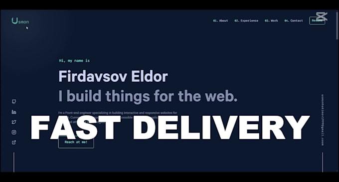 Create a responsive website using html and css by Eldor_firdavsov | Fiverr