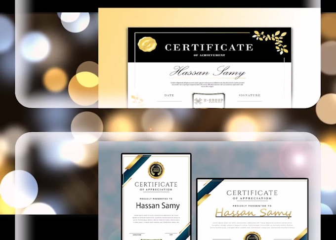 Design certificates for your company,school, business,fun,and any ...