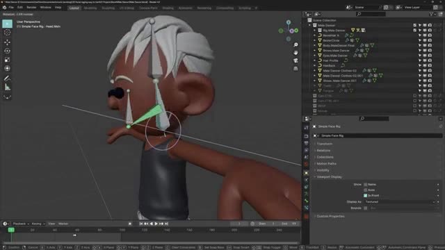 Rig3d animaze, face expression, ue5 ik fk, control rig, blender 3d, unity, maya by Radostikk ...