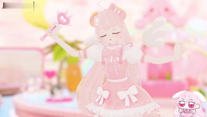 Draw live 3d vtuber model, live 3d rigging, vtuber commission for vroid ...