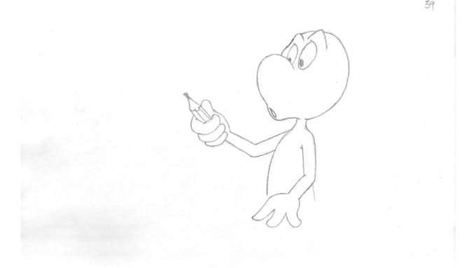 Do 2d traditional animation, frame by frame animation, hand drawn , 2d ...