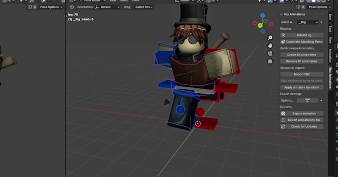 Model rig and animate your roblox character and models by Solabi_modija ...