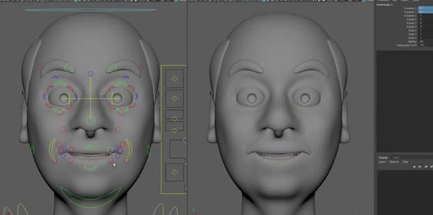 Rig3d vrm model for facial tracking,3d robot rig,3d character rigging ...