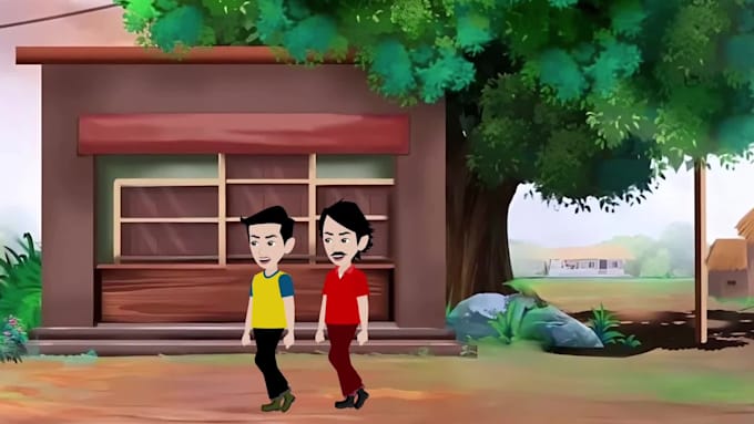 Make a 2d animation video for you,animation story,kids story by ...