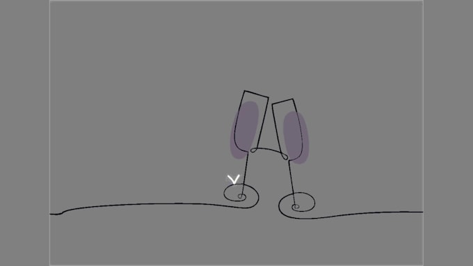 Create a line art animation for you by Afreendodamani | Fiverr