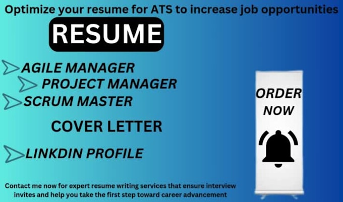 Do ats optimized resume linkdin profile cover letter by Jedah_112 | Fiverr