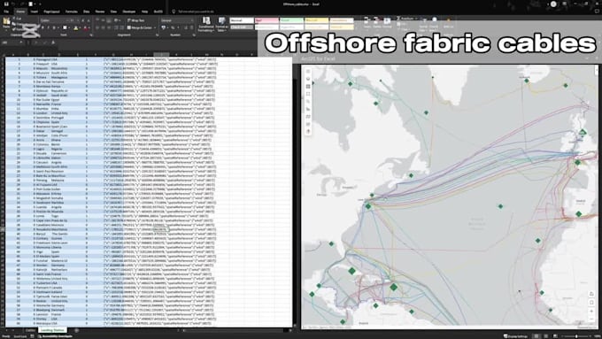 Map your data and create interactive maps into excel by Piotrbordza | Fiverr