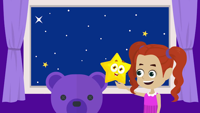 Make the best 2d cartoon animation video for kids by Rabia_animaker ...