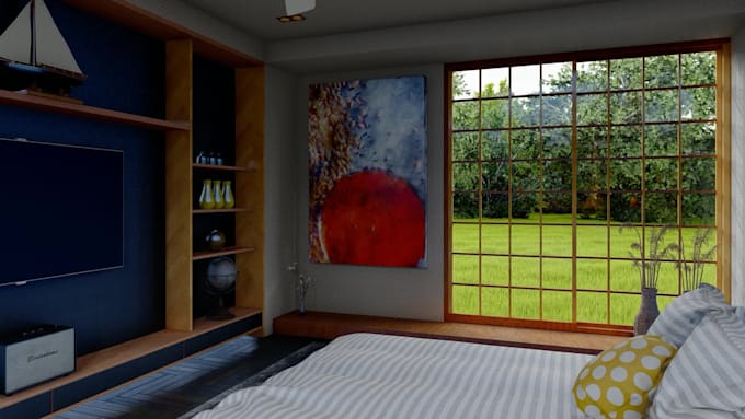 Create 3d interior models and realistic renders by Abdullahzahi815 | Fiverr