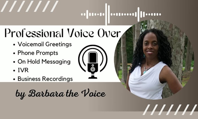 Record a professional ivr voice over or voicemail greeting by ...