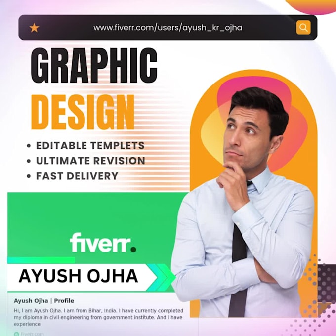 Design anything on canva, social media posts by Ayush_kr_ojha | Fiverr
