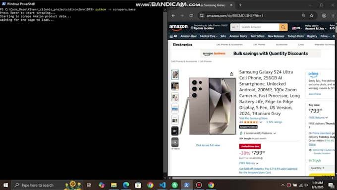 Develop web automation python script using selenium with gui by Mhasnain715 | Fiverr