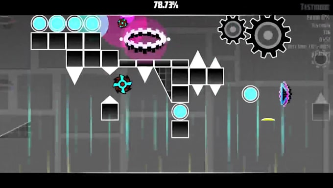 Make you a unique structured geometry dash layout by Dompdjjansson | Fiverr