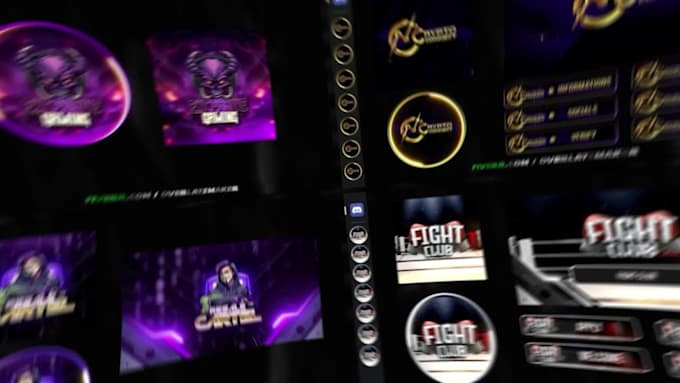 Animiertes discord-logo, animiertes gif-icon und banner gestalten