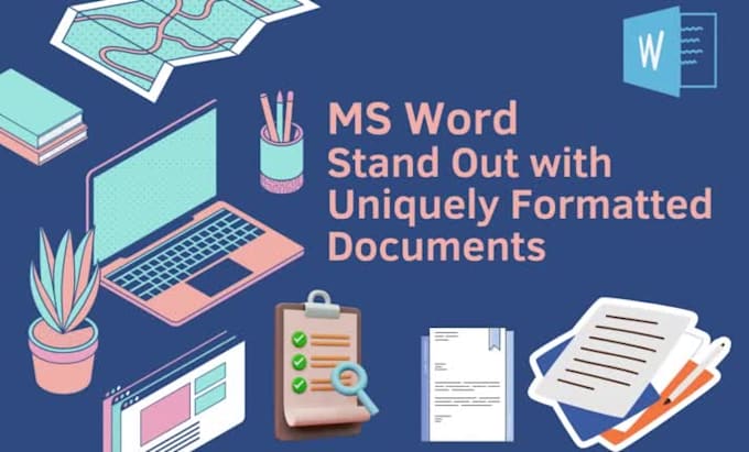 Ms word stand out with uniquely formatted documents by Sharjahsoft | Fiverr