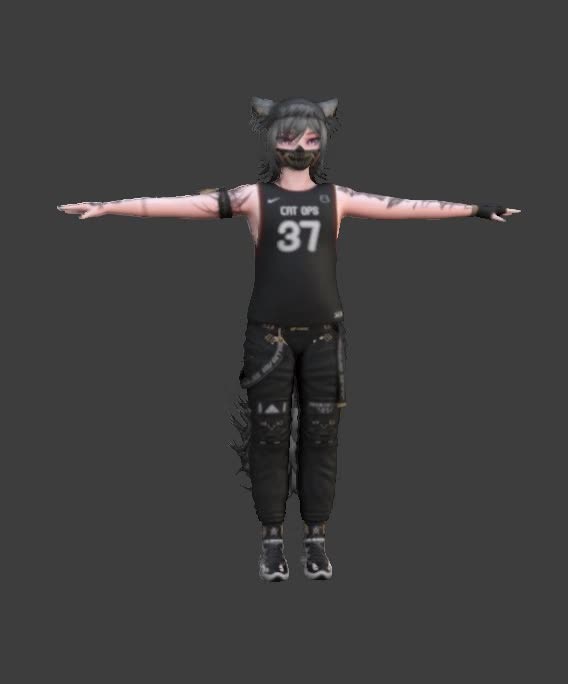 Create high detailed 3d custom vrchat furry nsfw avatar and vtuber ...