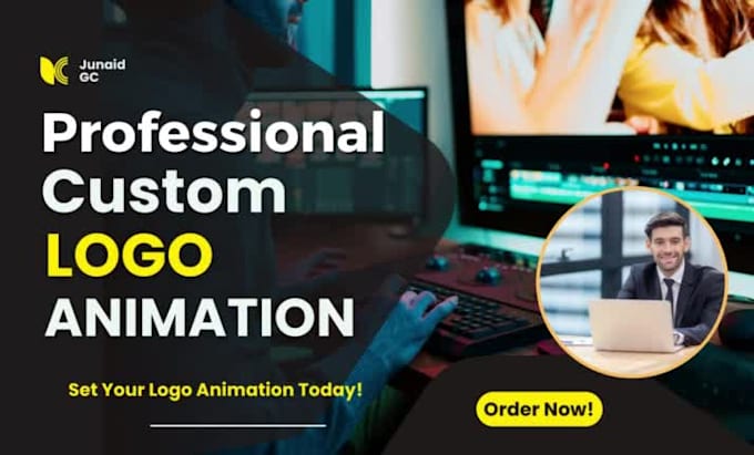 Do professional custom logo animation intro by Junaidgc | Fiverr