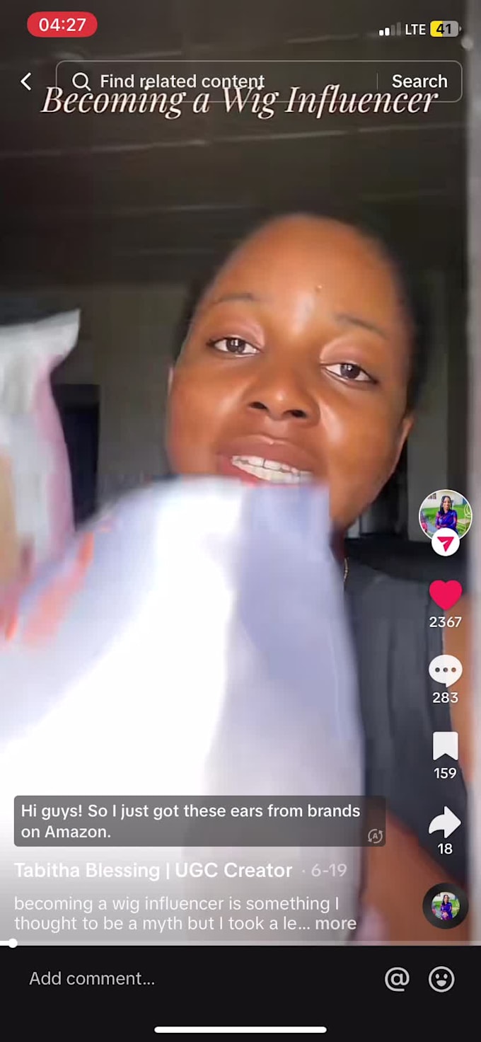 Create ugc user generated content for tiktok and reels by Amelia_writez | Fiverr