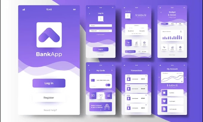 Design creative modern ui ux for mobile apps and websites by Ashu ...