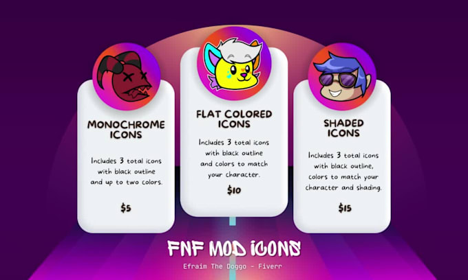 Make your fnf mod icons by Efraimthedoggo | Fiverr