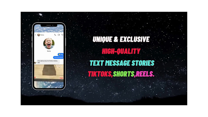 Create viral text message video for tiktok, in 24 hours by Malinda_ads ...