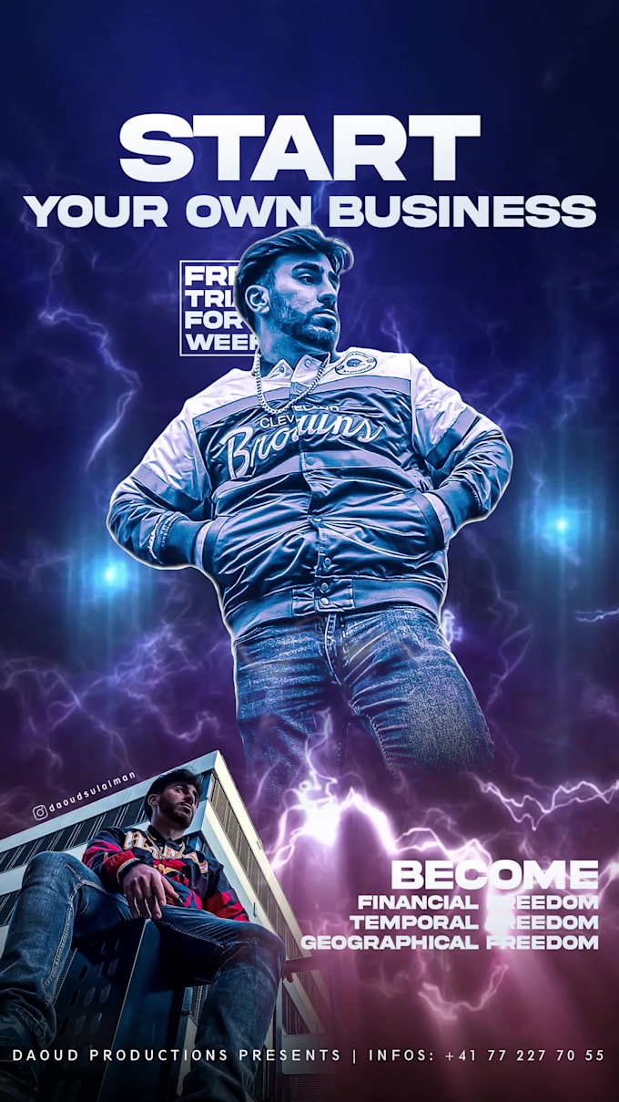 Create designs, flyers and posters to your complete desire ...