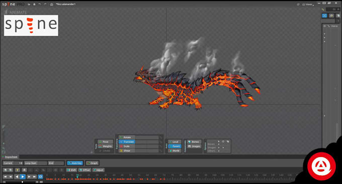 Expert spine animator for custom 2d game animations and vfx by ...