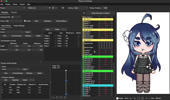 Rig a vtuber model using live2d by Carotq | Fiverr