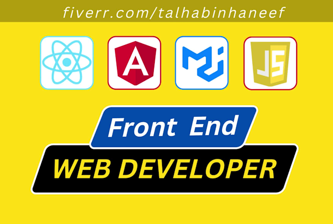 Do Frontend Web Development In Reactjs Angular Materialui By Talhabinhaneef Fiverr