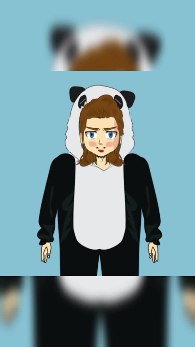 Create a custom live2d model for you by Waqasdni007 | Fiverr