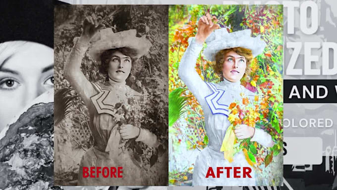 Colorized old black and white photos,, by Jbjr13 | Fiverr