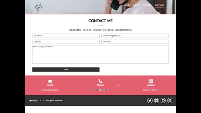 Build A Website With Html Css And Bootsrap By Melihiridere Fiverr