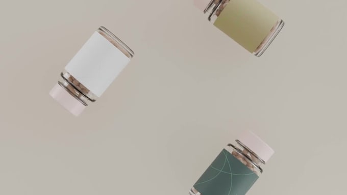 3d product animation 3d supplement animation for shopify, store and ...